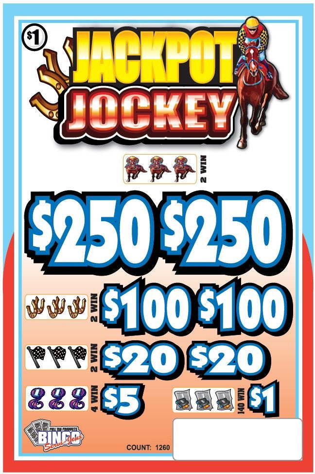 JACKPOT JOCKEY (Bundle of 2) – PULLTABSALES.COM