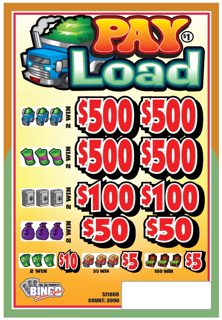 PAY LOAD - $5 Bottom Prize – PULLTABSALES.COM