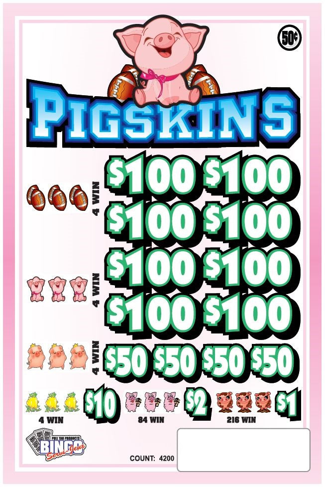 PIGSKINS – PULLTABSALES.COM