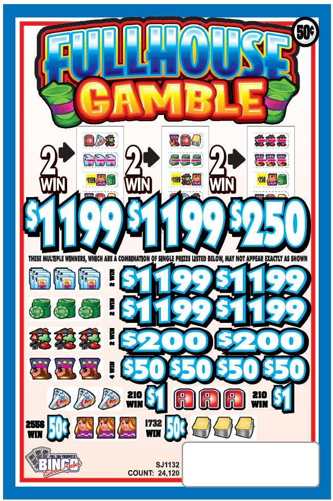 FULLHOUSE GAMBLE – PULLTABSALES.COM