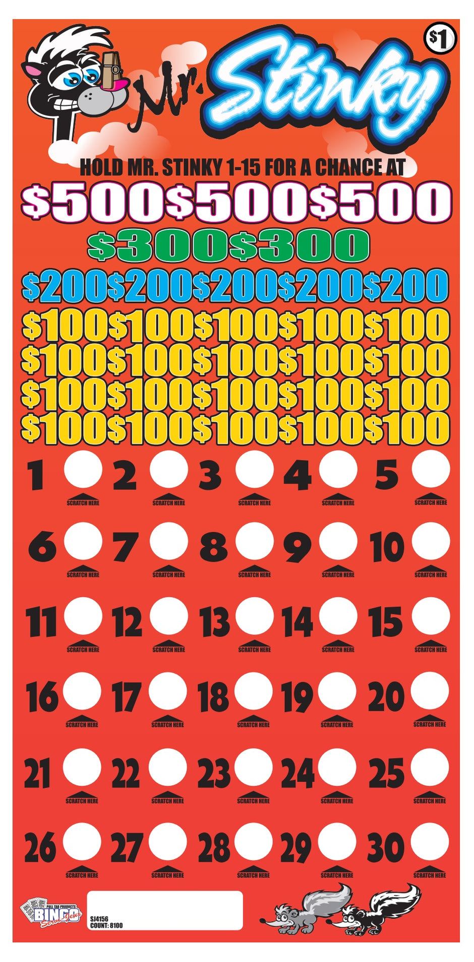 Cashboard Games - Prizeboards – PULLTABSALES.COM